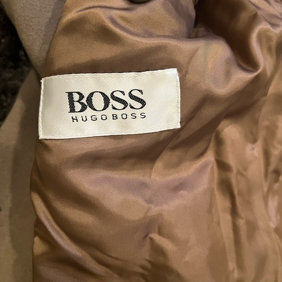Hugo Boss | Jackets & Coats | Vintage Boss Hugo Boss Virgin Wool Long ...